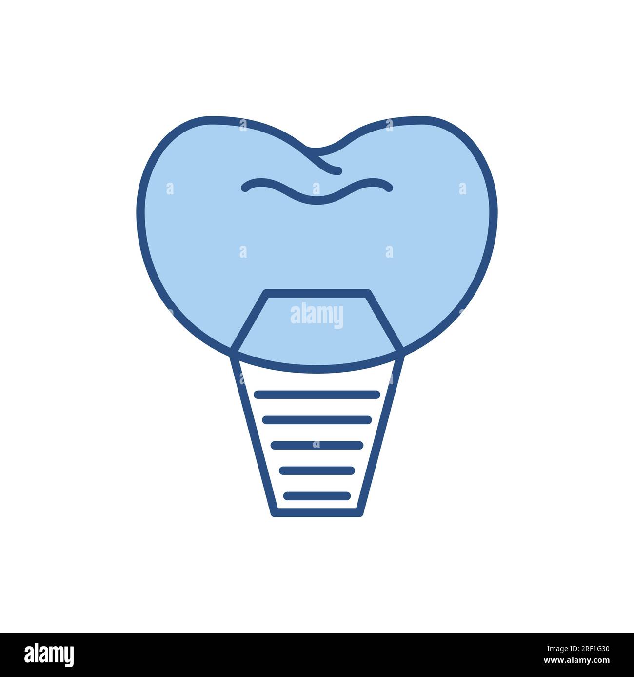 Implant Dentistry Icon. Implant Sign Related Vector Icon. Isolated on ...