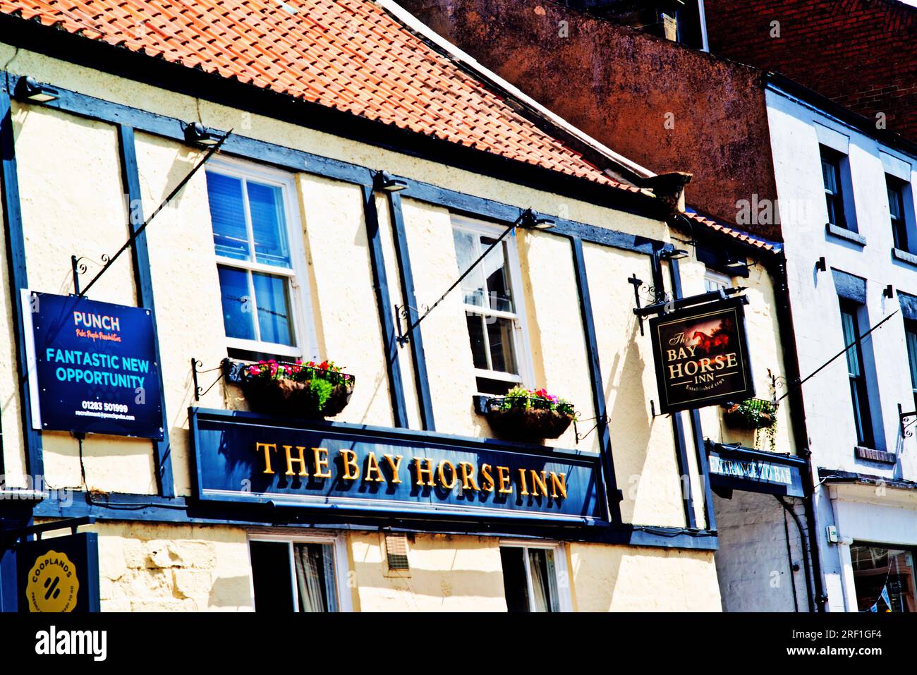 The Bay Horse Inn, Market Place, Pickering, North Yorkshire, England ...