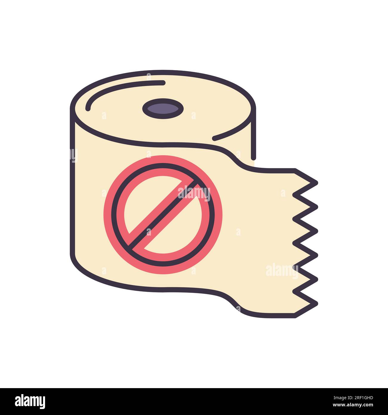 Toilet paper related vector icon Stock Vector Image & Art - Alamy