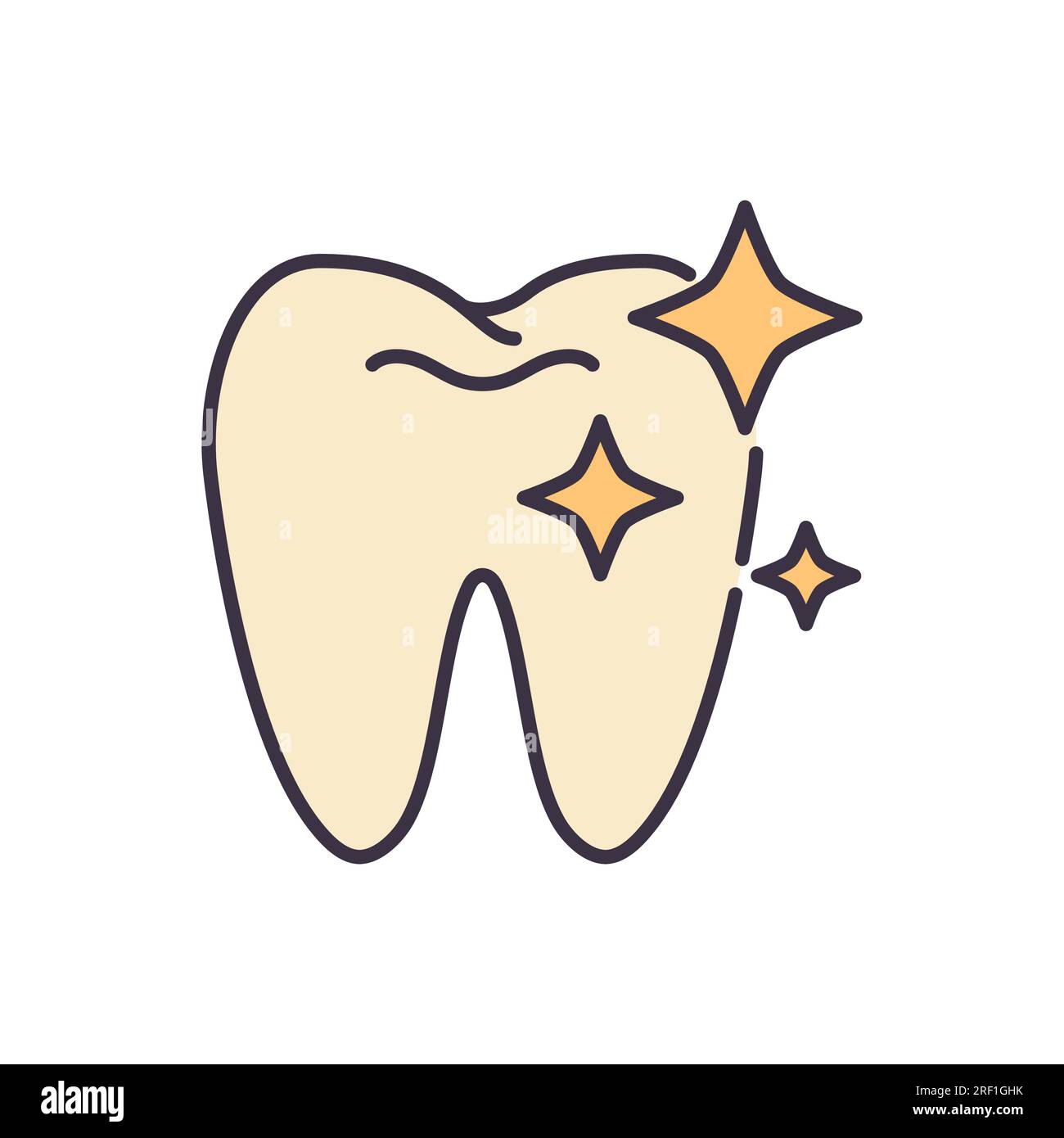 Tooth Clean Icon Stock Vector Image & Art - Alamy