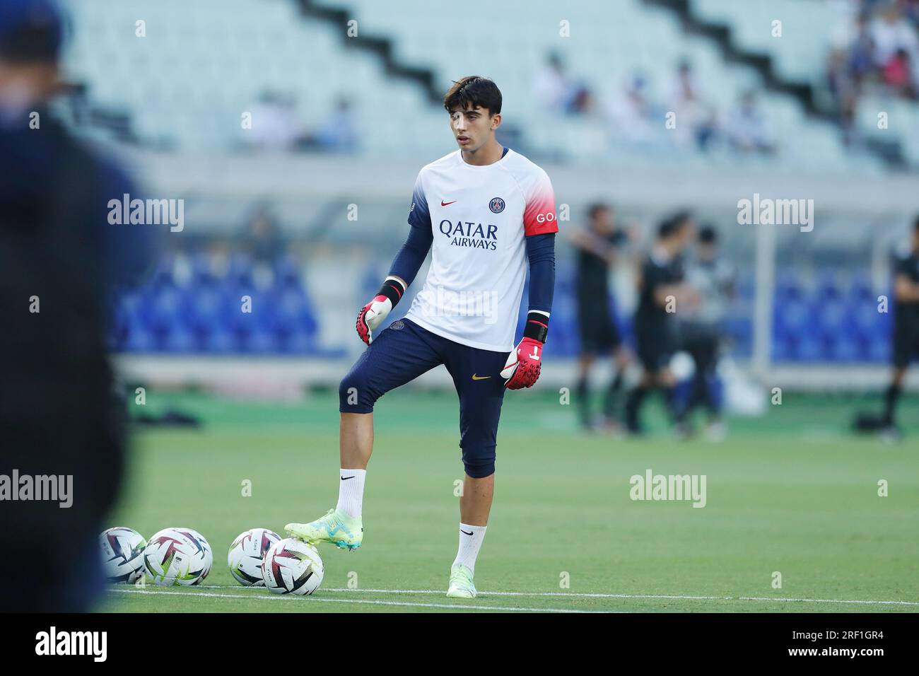 Osaka, Japan. 28th July, 2023. Louis Mouquet (PSG) Football/Soccer ...