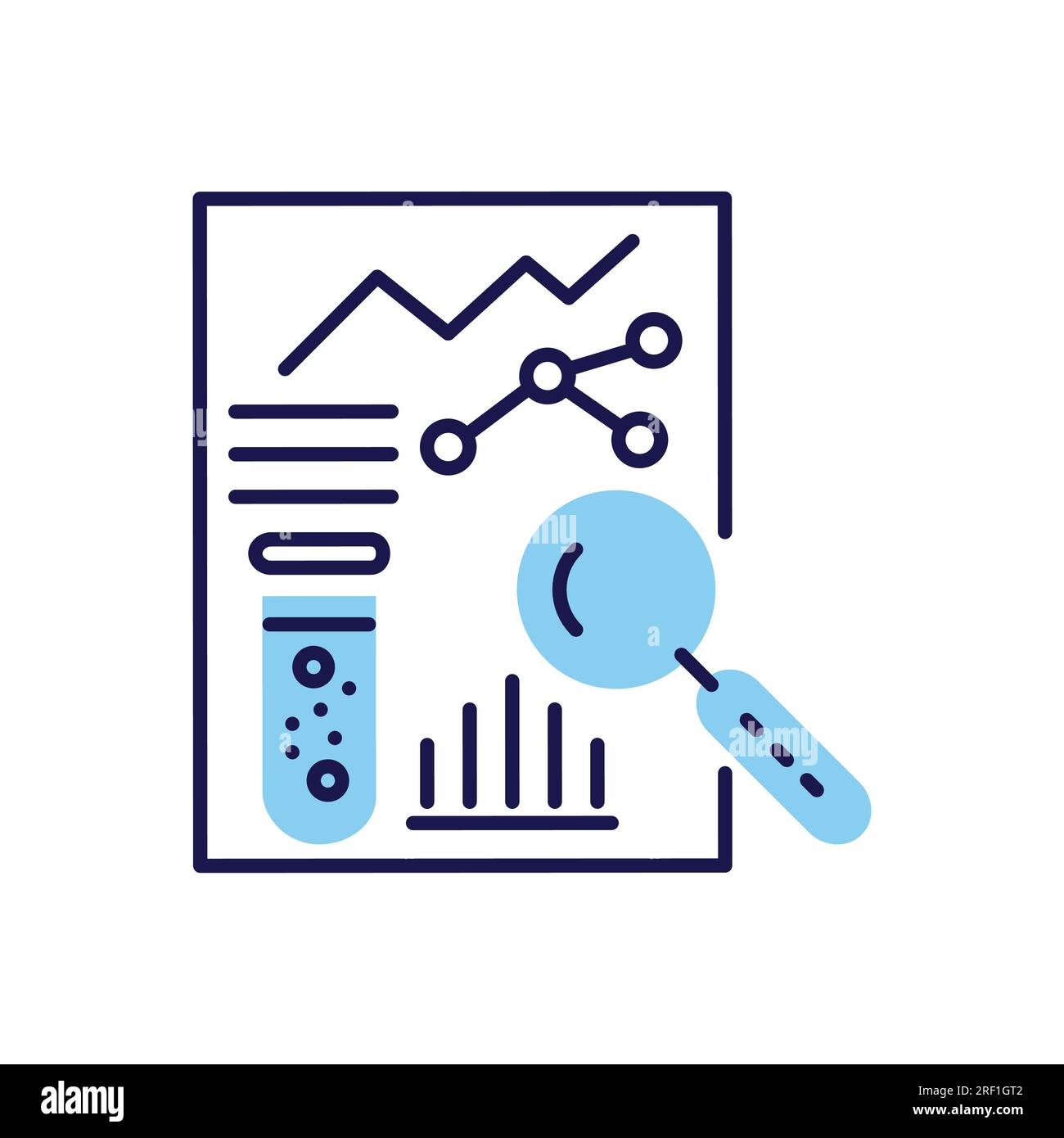 Diagnostic analytics concept icon Cut Out Stock Images & Pictures - Alamy