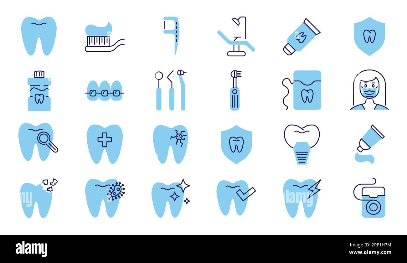 Smile on dental chair Stock Vector Images - Alamy