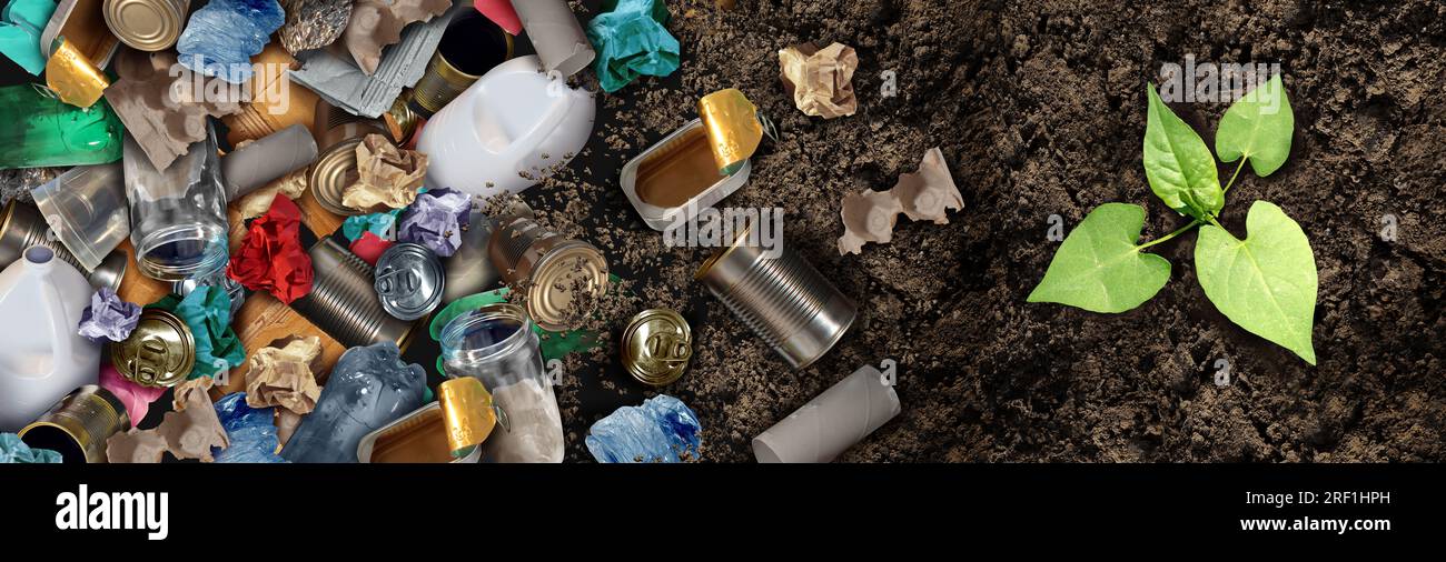 Recycling cycle and Recycle global rubbish for the environment and ...