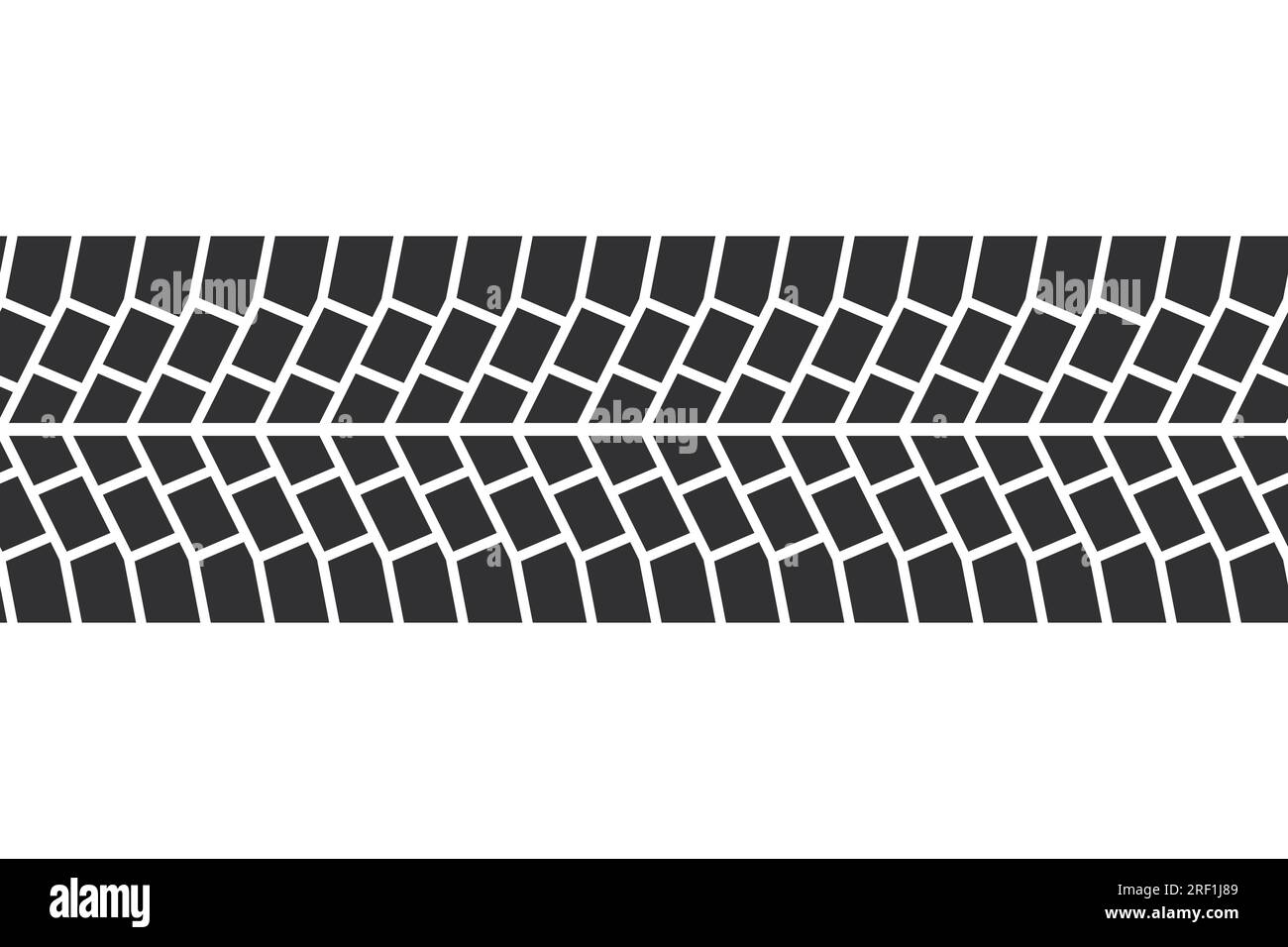 Auto tire tread seamless elements. Car tire patterns, wheel tyre tread track. Tyre print. Set of ...