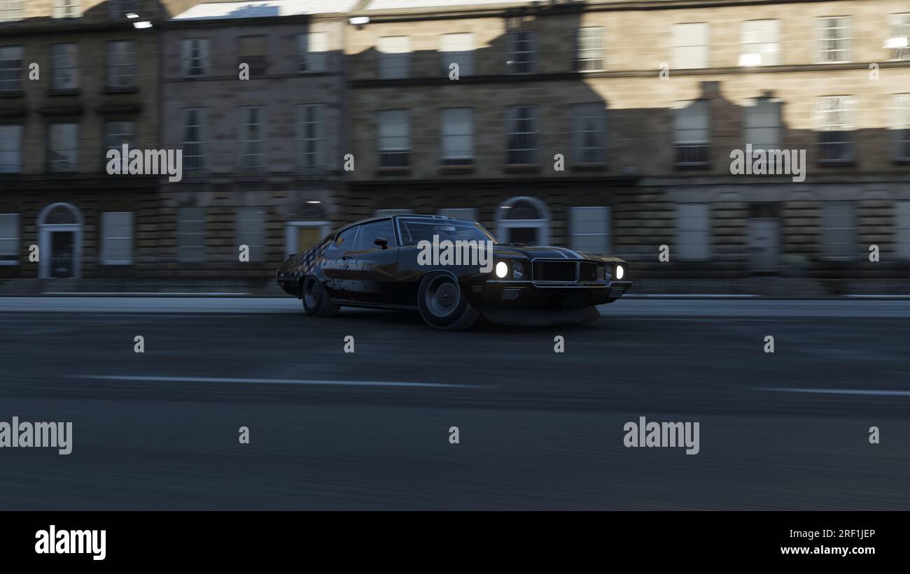 Buick 1970 GSX - Urban Drift Stock Photo - Alamy