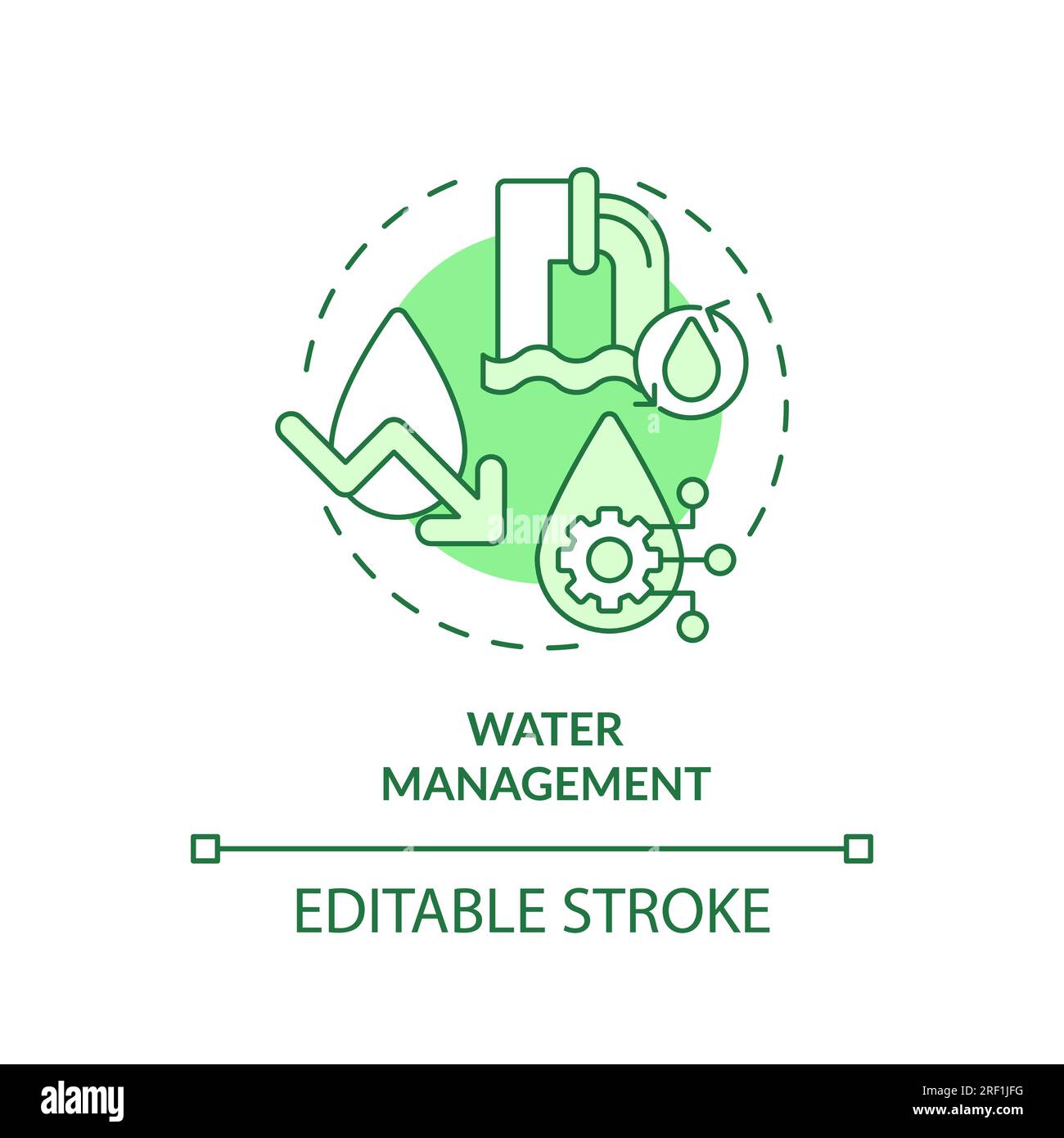 Sustainable water management Cut Out Stock Images & Pictures - Alamy