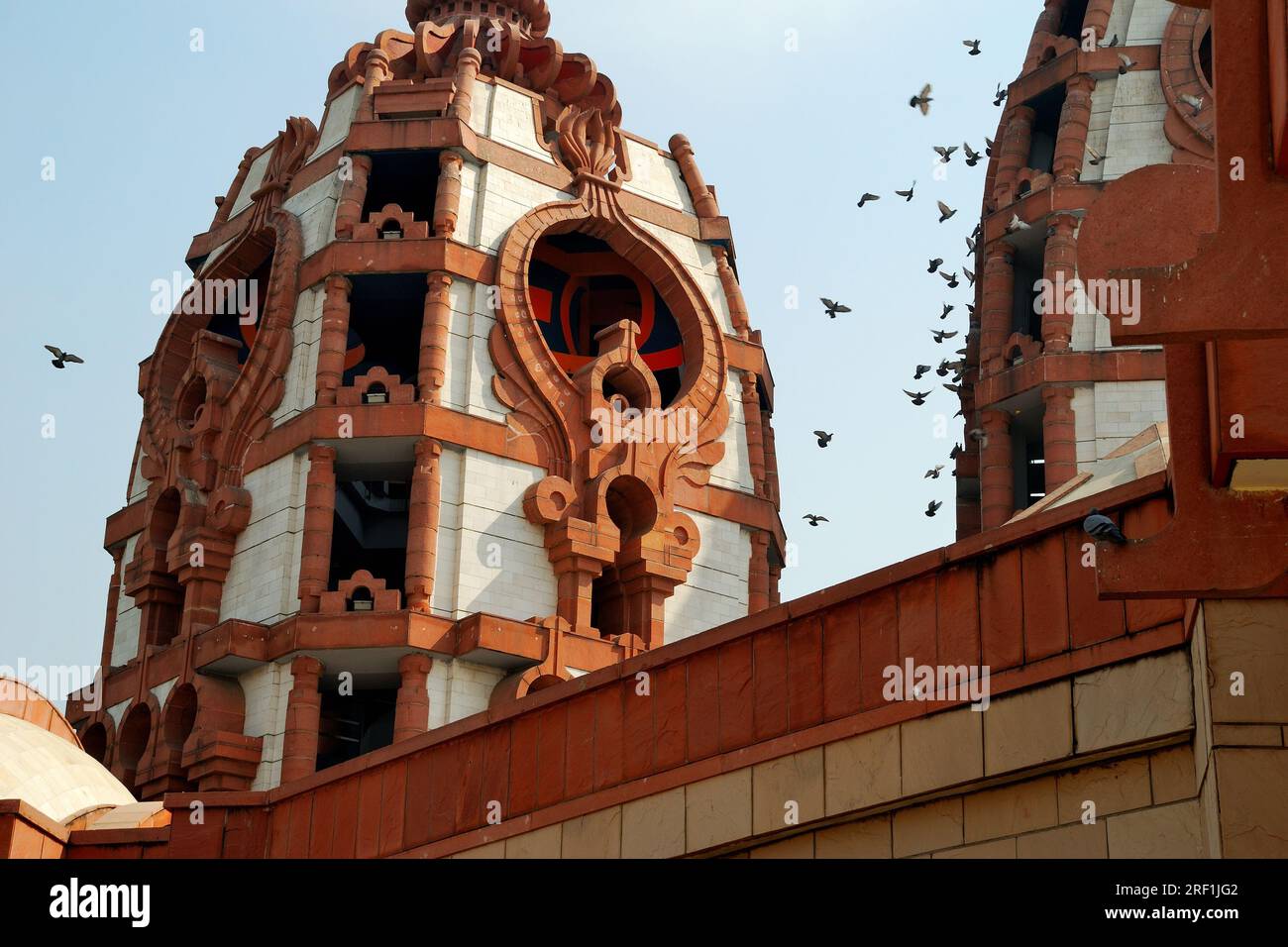 Partial view of Sri Sri Radha Parthasarathi Mandir, generally known as ...