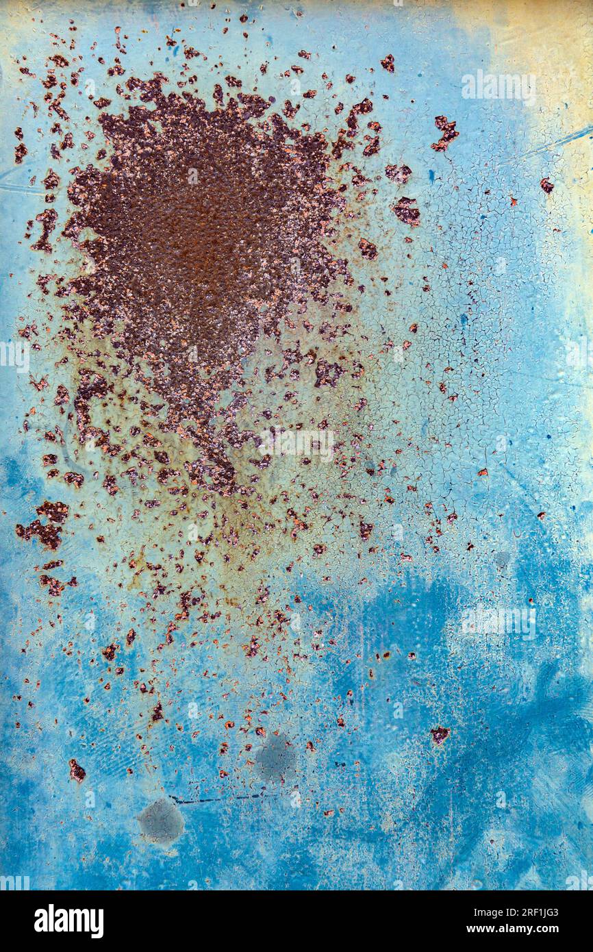 Rusty metal texture close up background with stains and scratches Stock ...
