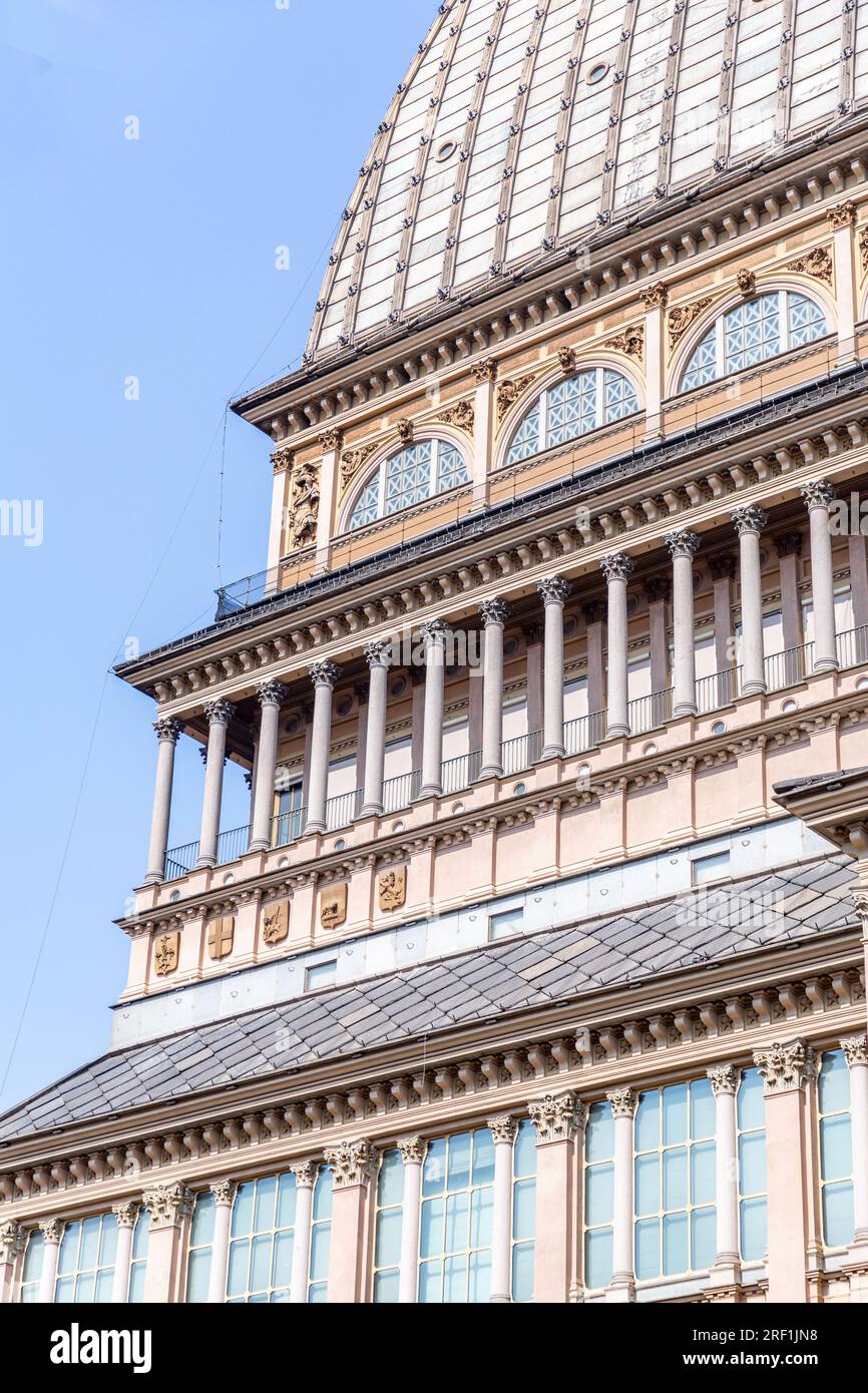 The Mole Antonelliana, a major landmark building in Turin, housing the ...