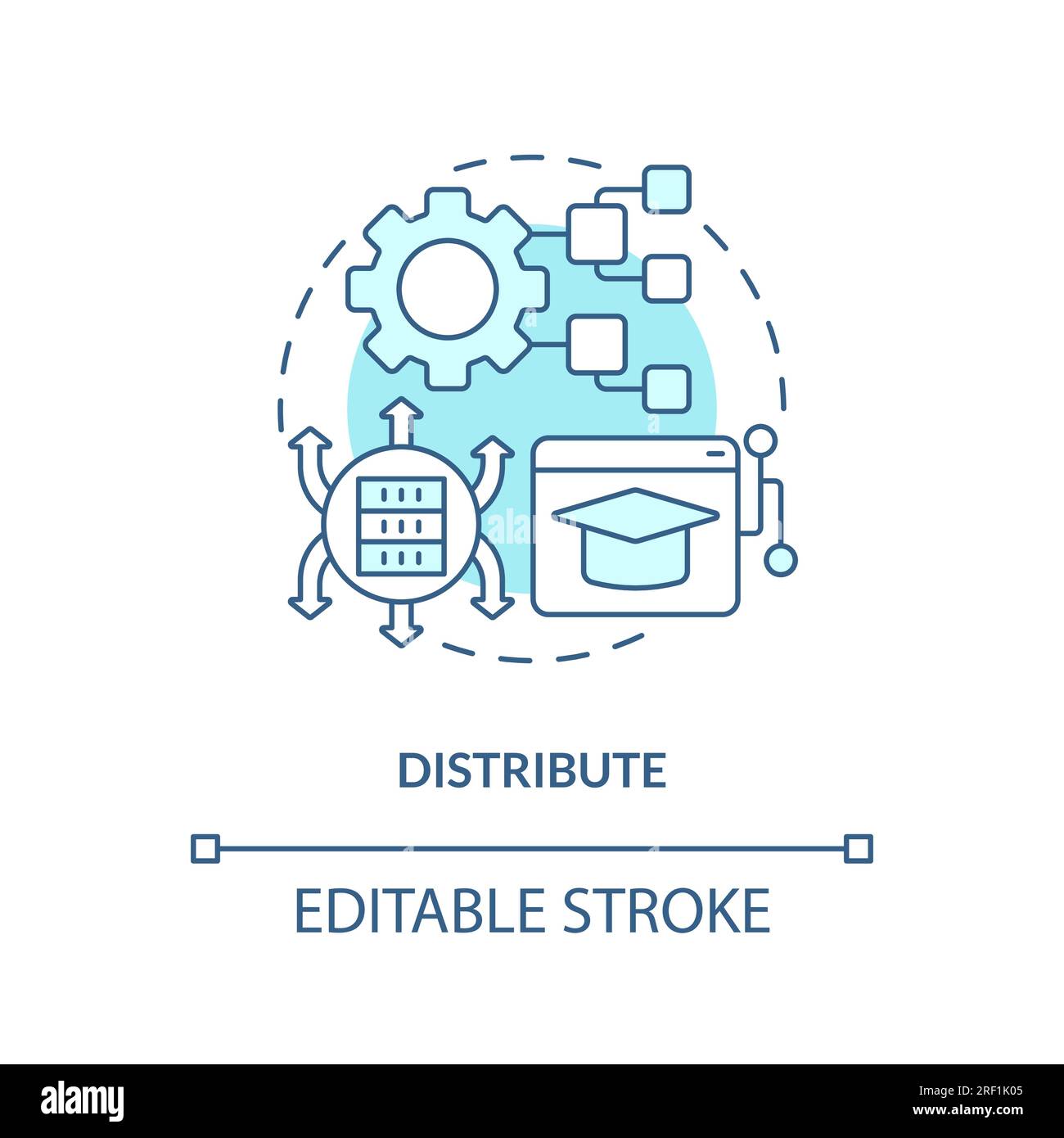 Distribute information Stock Vector Images - Alamy