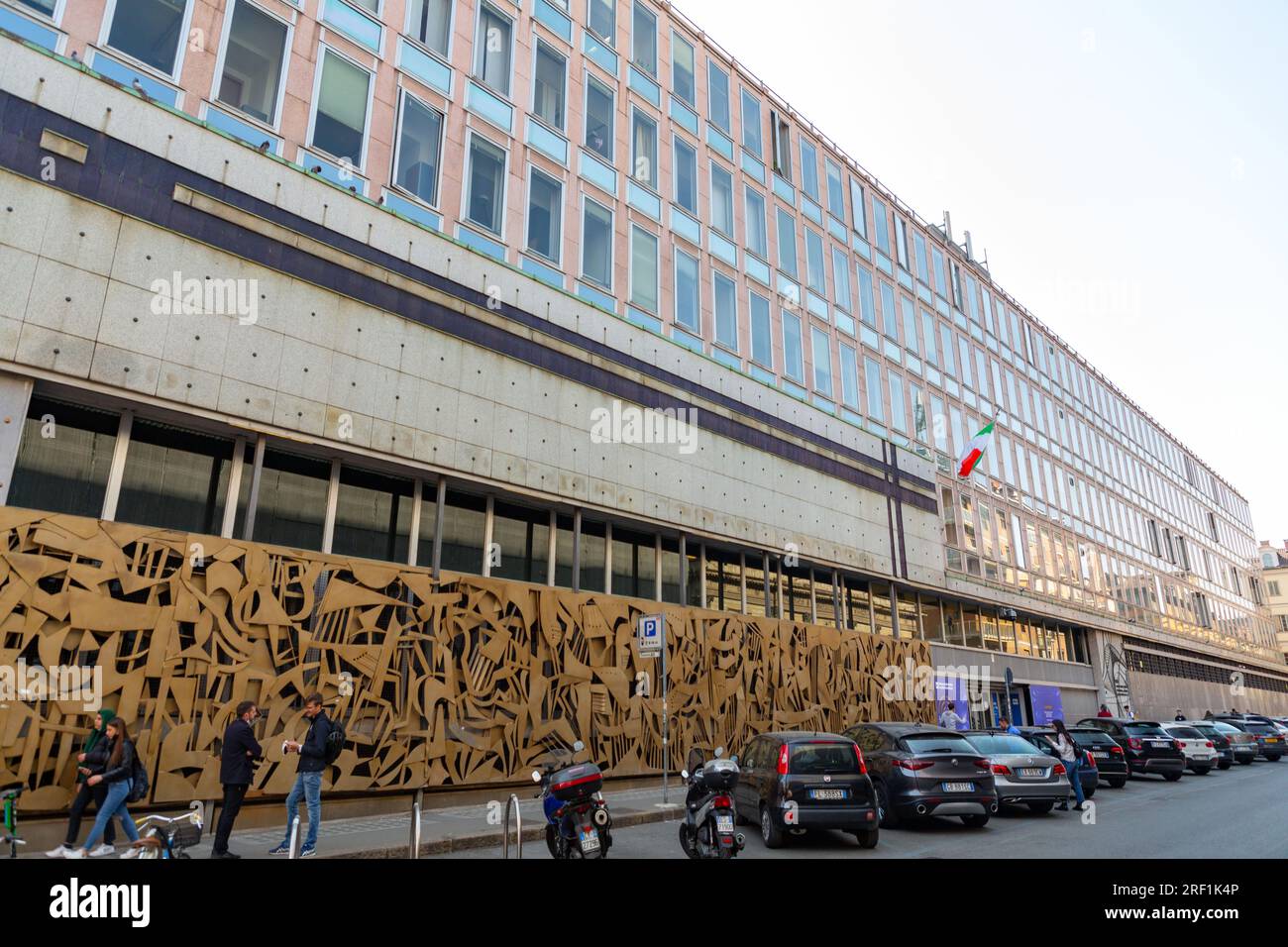 Turin, Italy - March 27, 2022: Headquarters of RAI, Radiotelevisione ...