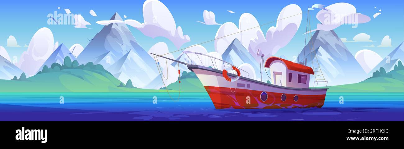 Sunny abstract marine sea view Stock Vector Images - Alamy