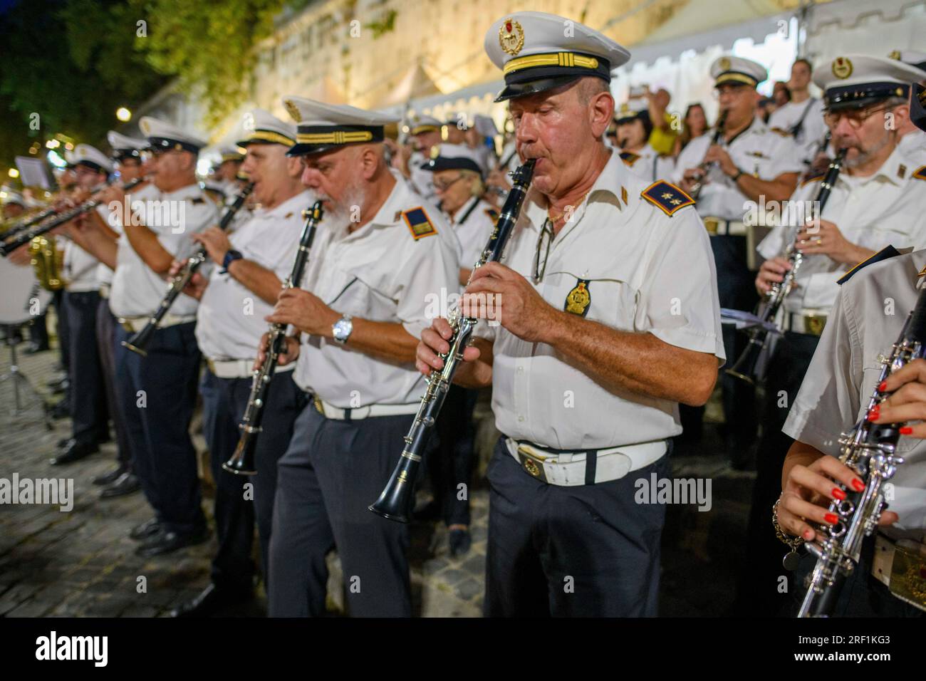 Police musical band plays hi-res stock photography and images - Alamy