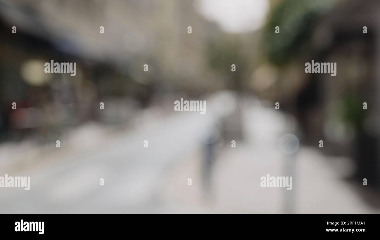 Blurred background of city streets of Nice for backdrop, blurred ...