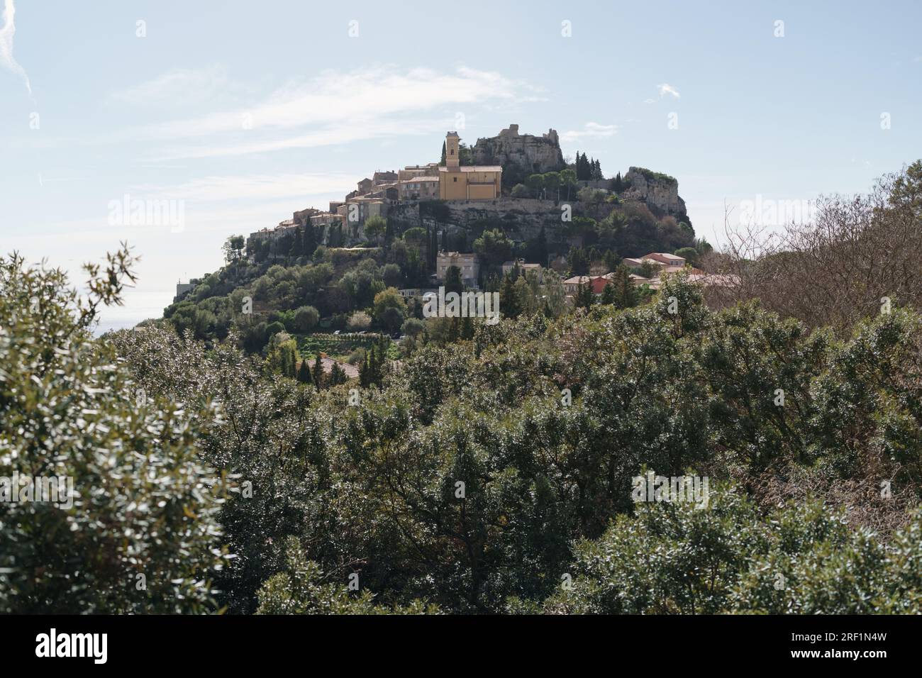 EZE, FRANCE - MARCH 10, 2023: Church of Notre-Dame of the Assumption in ...