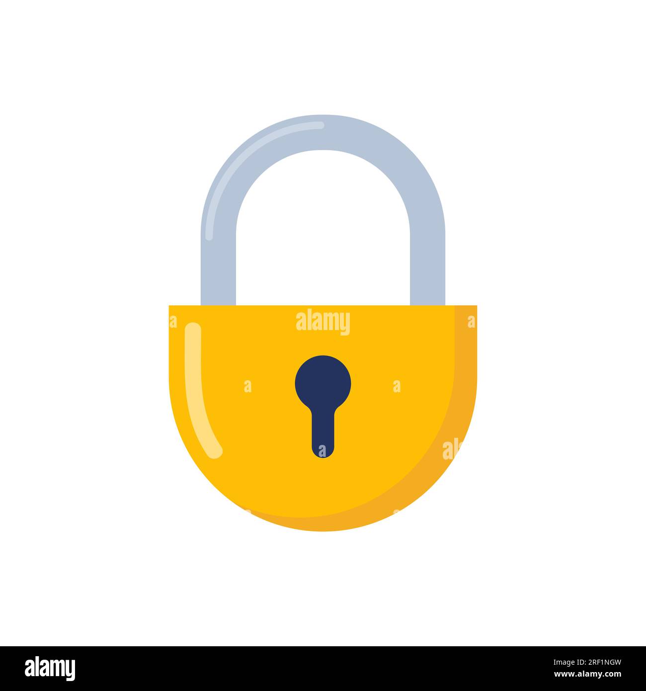 Padlock. Lock for safety and security protection. Locked secure ...