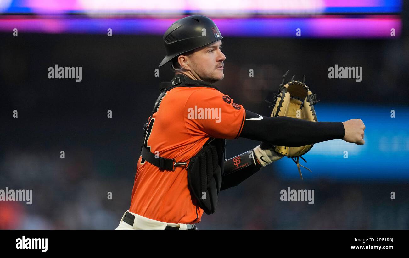San Francisco Giants' Patrick Bailey during a baseball game against the ...
