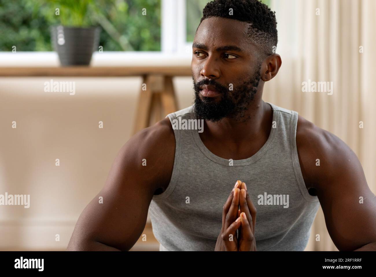 African american man practicing hi-res stock photography and images - Alamy