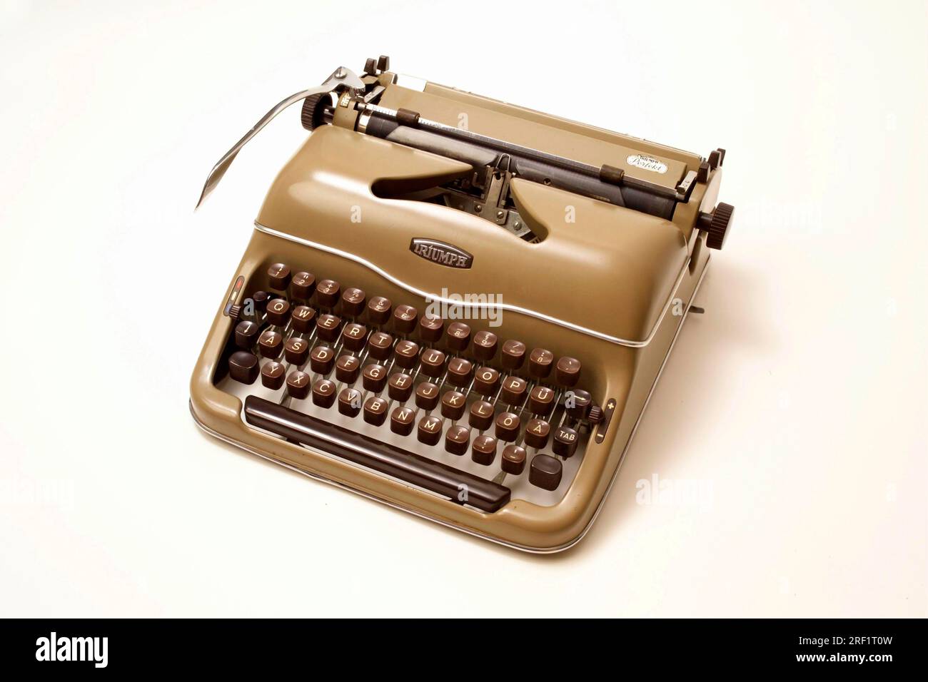 Old typewriter, clipping, object Stock Photo - Alamy
