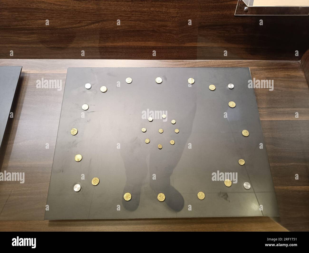 Kalachuri coins. Ratnapra, Nagri script Stock Photo - Alamy