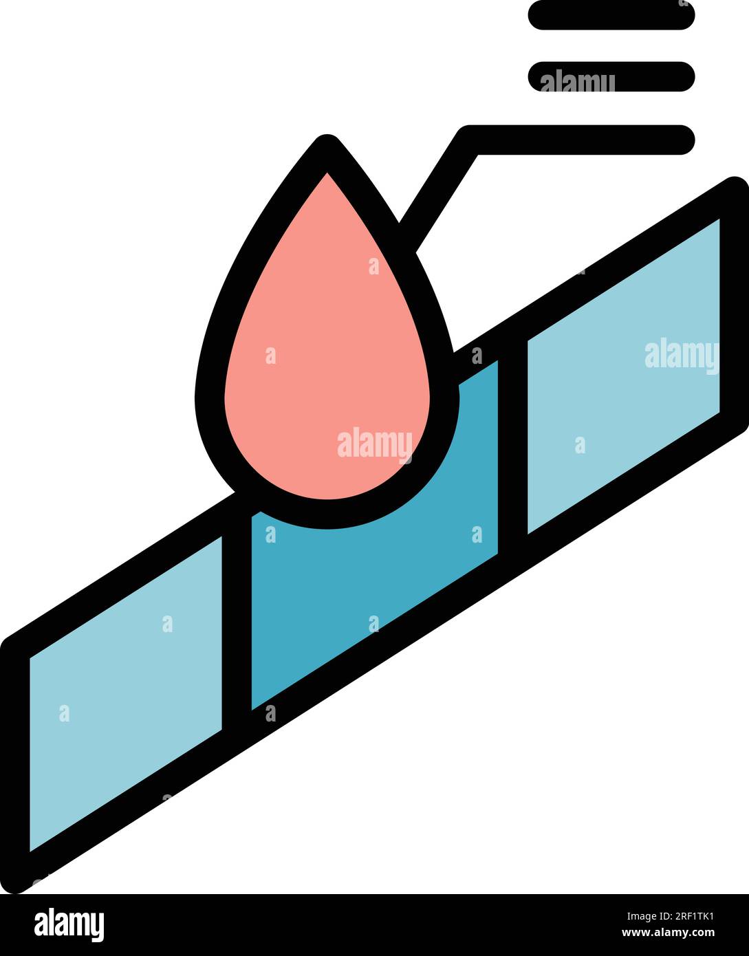 Blood test result icon outline vector. Lab report. Medical analysis ...