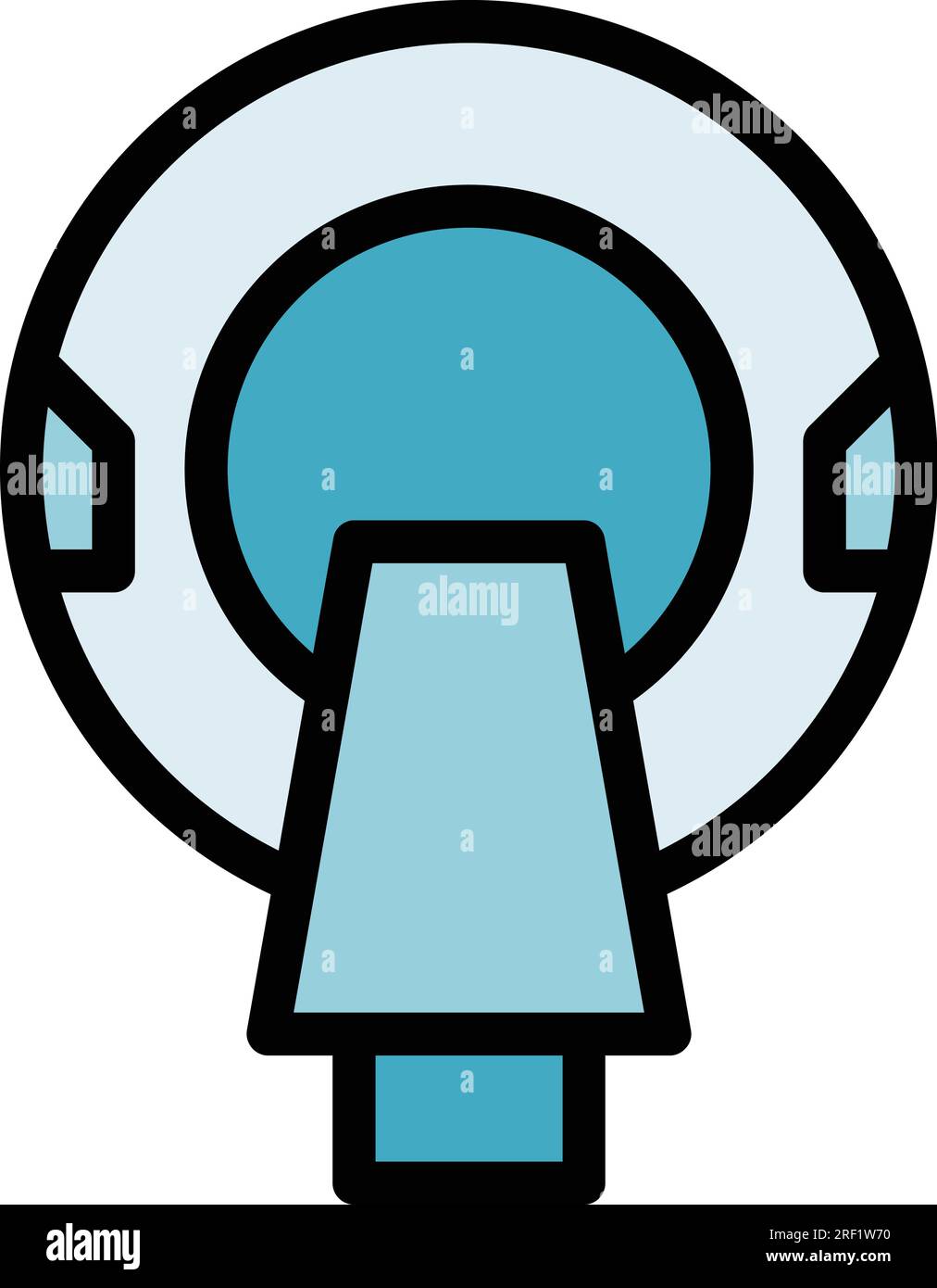 Hospital mri icon outline vector. Magnetic resonance. Medical scanner ...