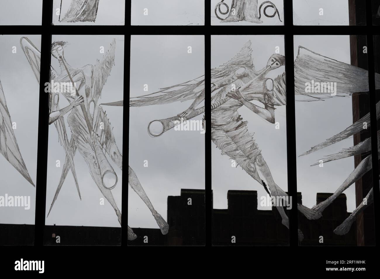 Coventry cathedral angel hi-res stock photography and images - Alamy