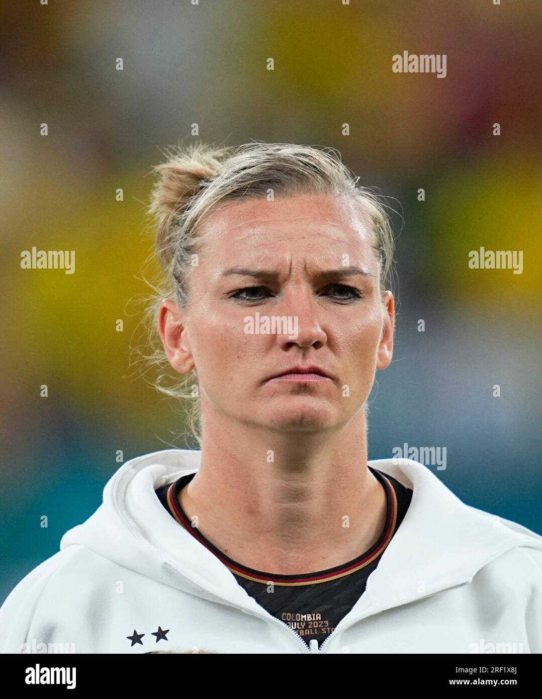 July 30 2023: Alexandra Popp (Germany) looks on during a game, at ...