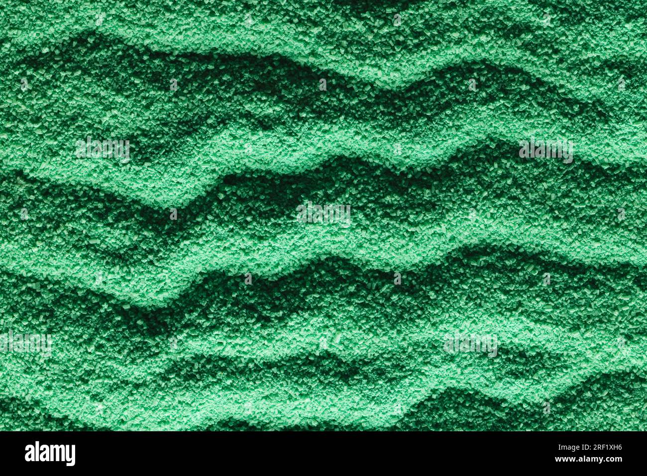 Close up of pattern of green sand and copy space background Stock Photo ...