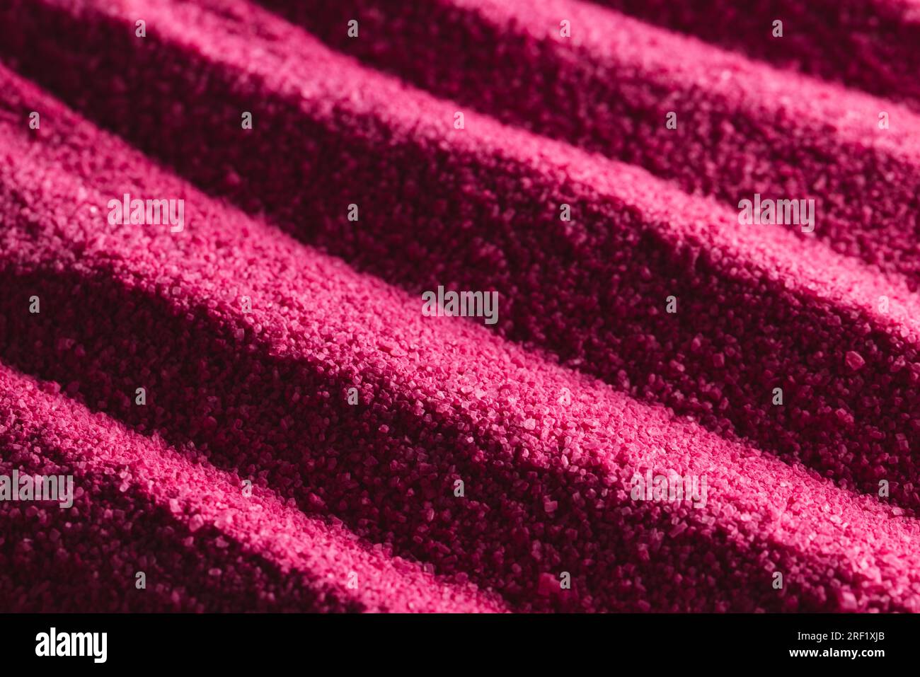 Close up of pattern of pink sand and copy space background Stock Photo ...