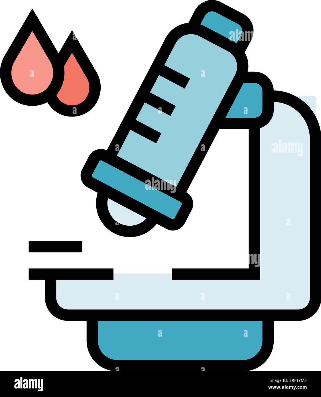 Medical microscope icon outline vector. Doctor laboratory. Virus lab ... Medical microscope icon outline vector. Doctor laboratory. Virus lab ...