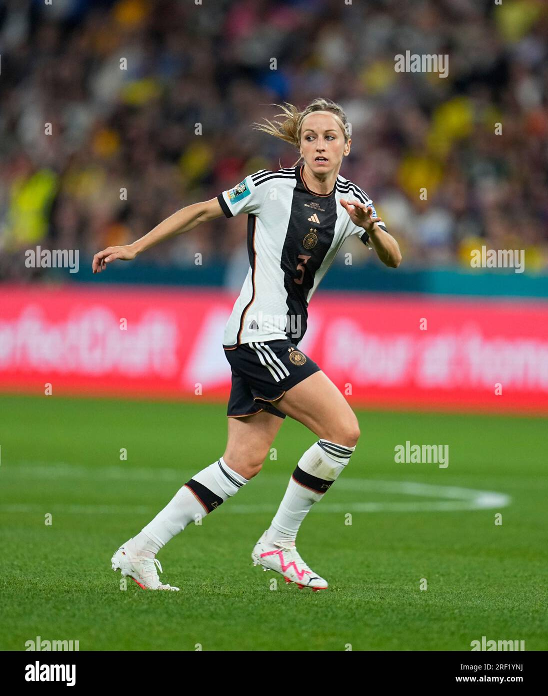 July 30 2023: Kathrin Hendrich (Germany) looks on during a game, at ...