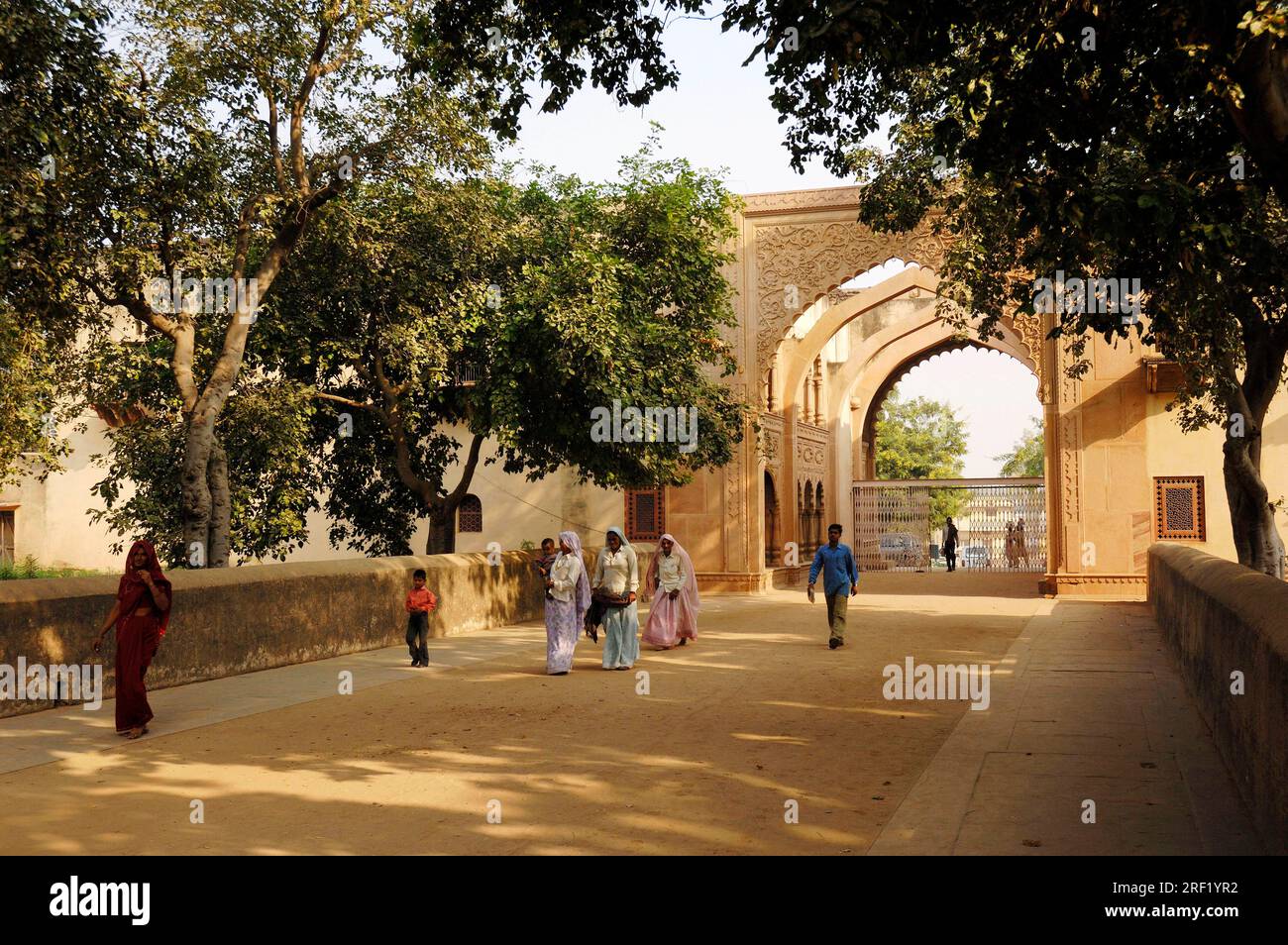 Entrance to the palace, Deeg, Rajasthan, India Stock Photo - Alamy