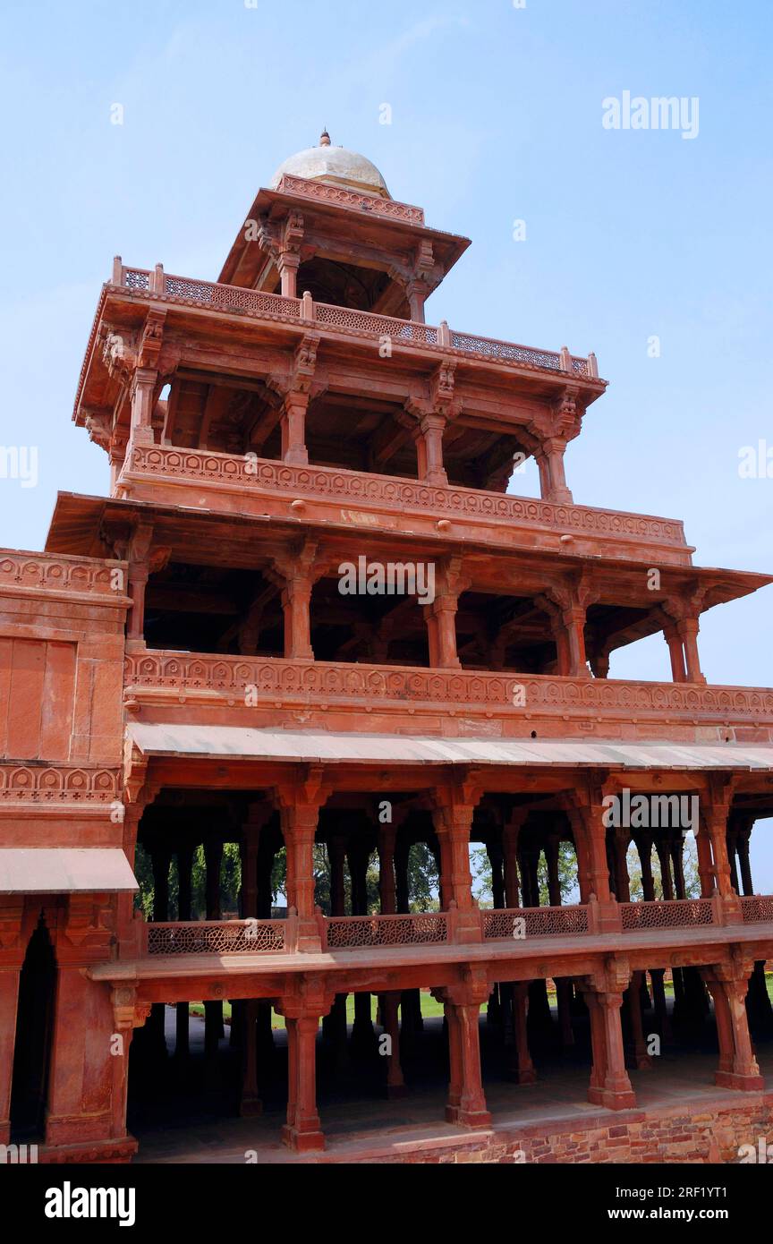 Panch Mahal, Mughal City Fatehpur Sikri, Uttar Pradesh, India, Mughal ...