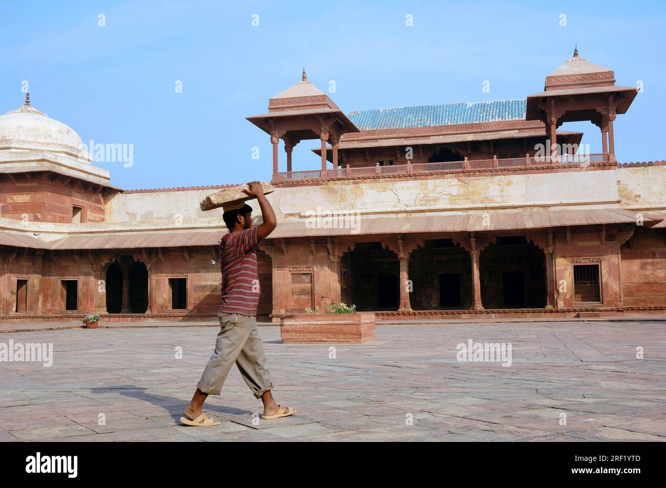 Palace of Jodh Bai, Mughal City of Fatehpur Sikri, Uttar Pradesh, India ...