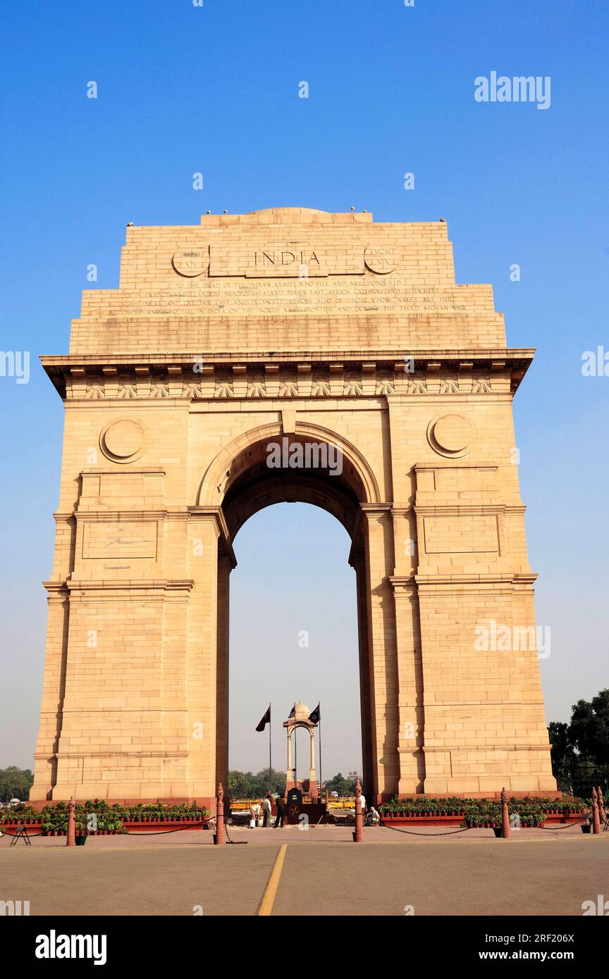 India Gate War Memorial, New Delhi, New, New Delhi, India Stock Photo ...