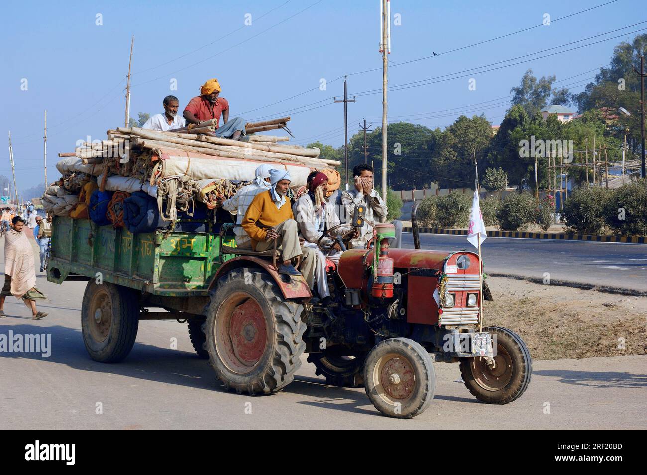 Tractor with trailer, Rajasthan, India Stock Photo - Alamy