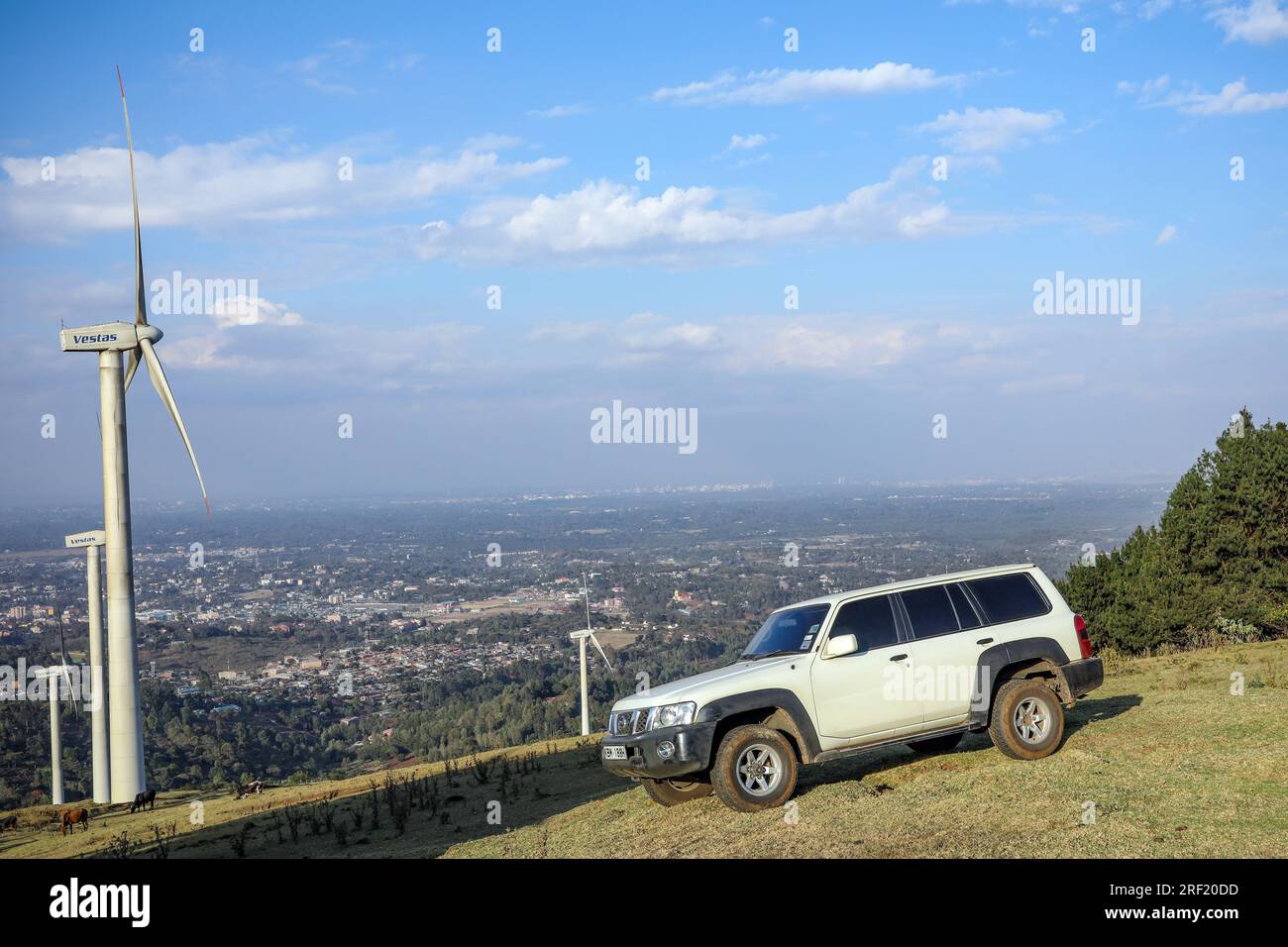Ngong Hills are peaks in a ridge along the Great Rift Valley, located ...