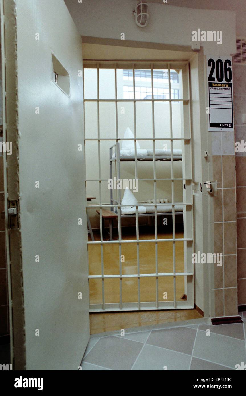 The new building of the Riga Mathis prison, built according to the ...