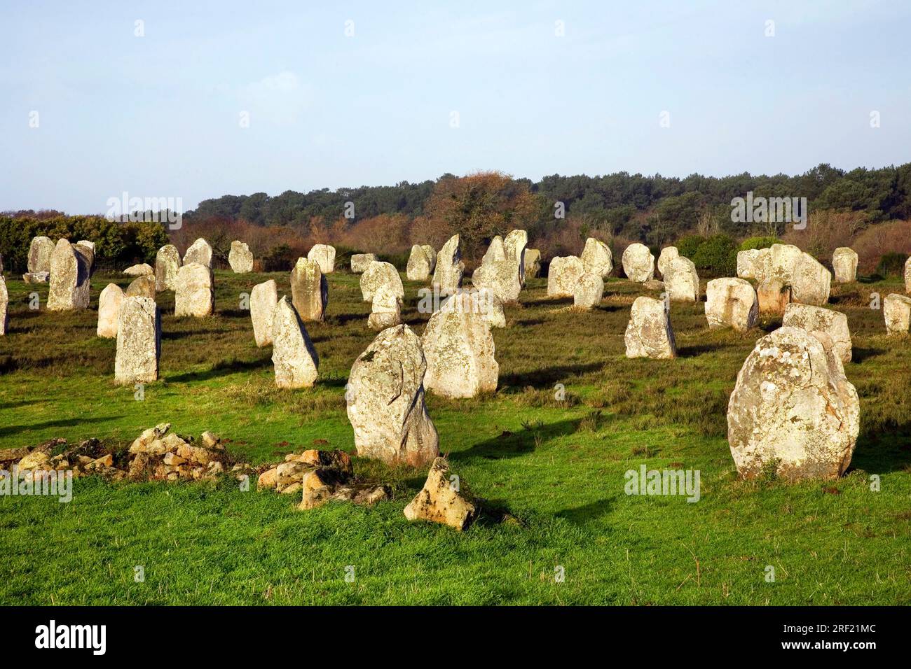 Megaliths, Carnac, Morbihan, Brittany, Karnag, Menhir, Menhirs ...