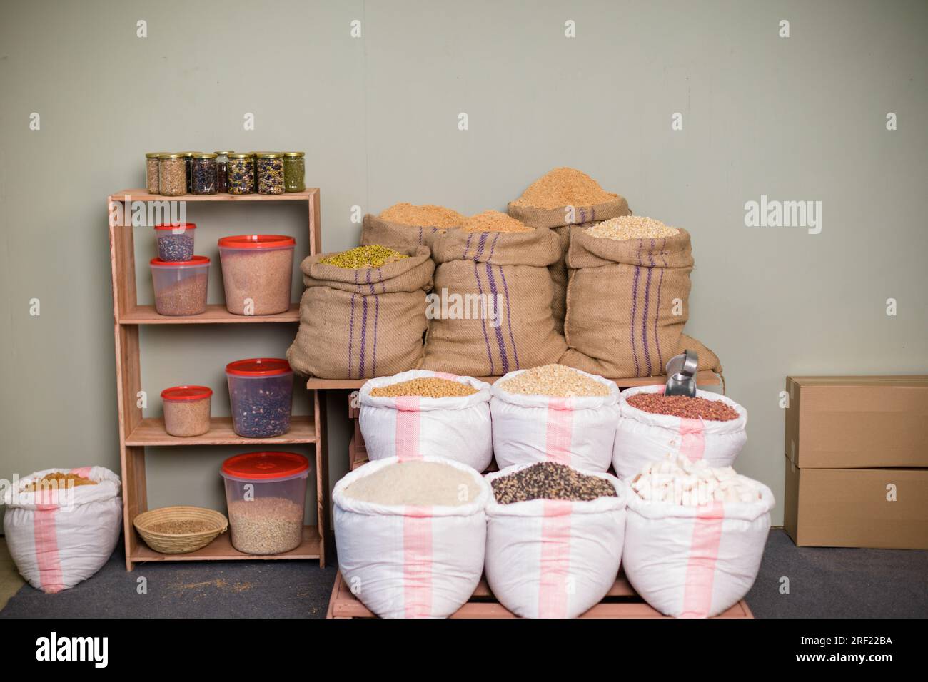 Whole Grains Cereals Beans display details market in Kenya Grains dried ...