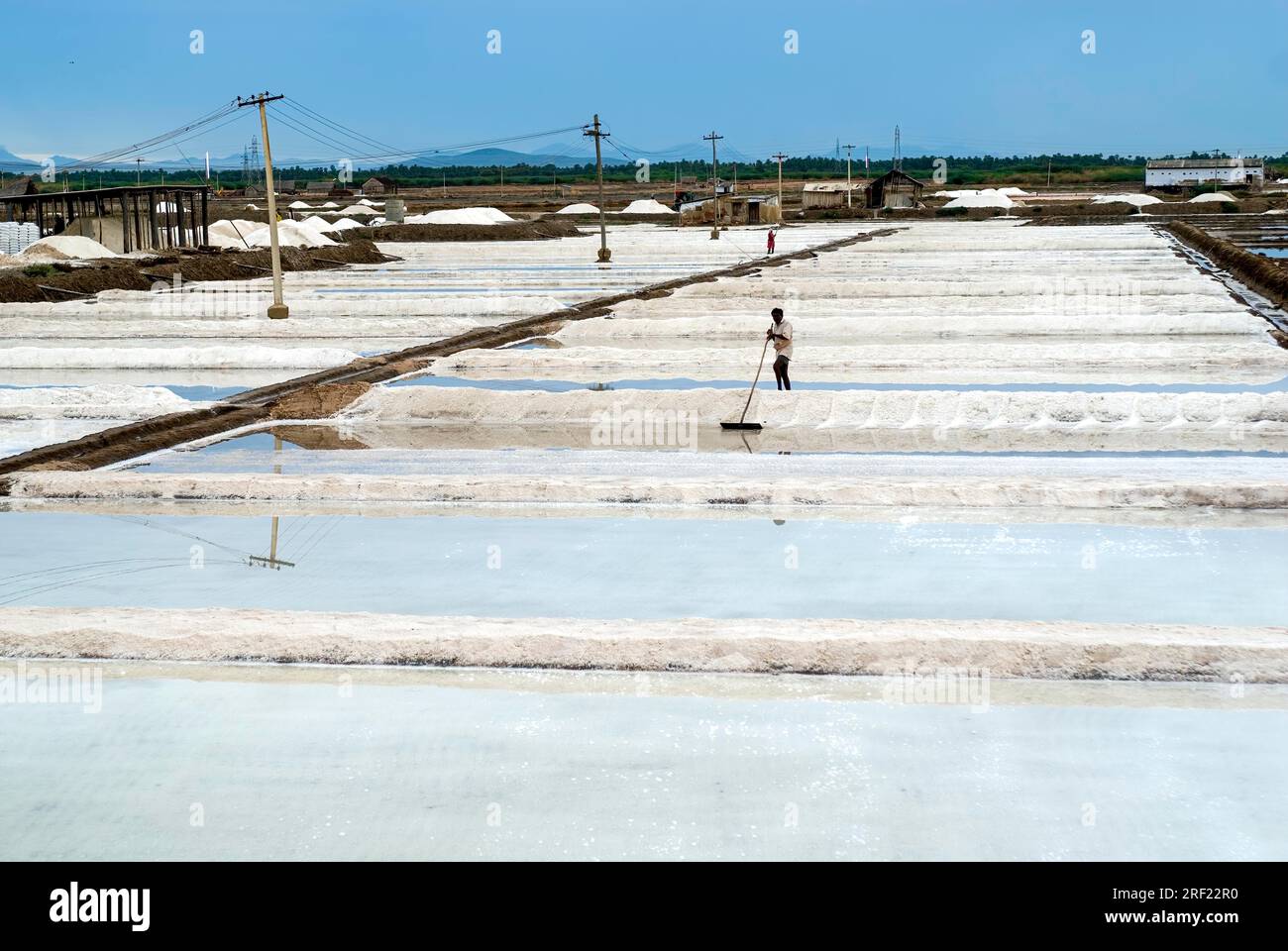 Salt pan in Thoothukudi Tuticorin, Tamil Nadu, South India, India, Asia Stock Photo - Alamy
