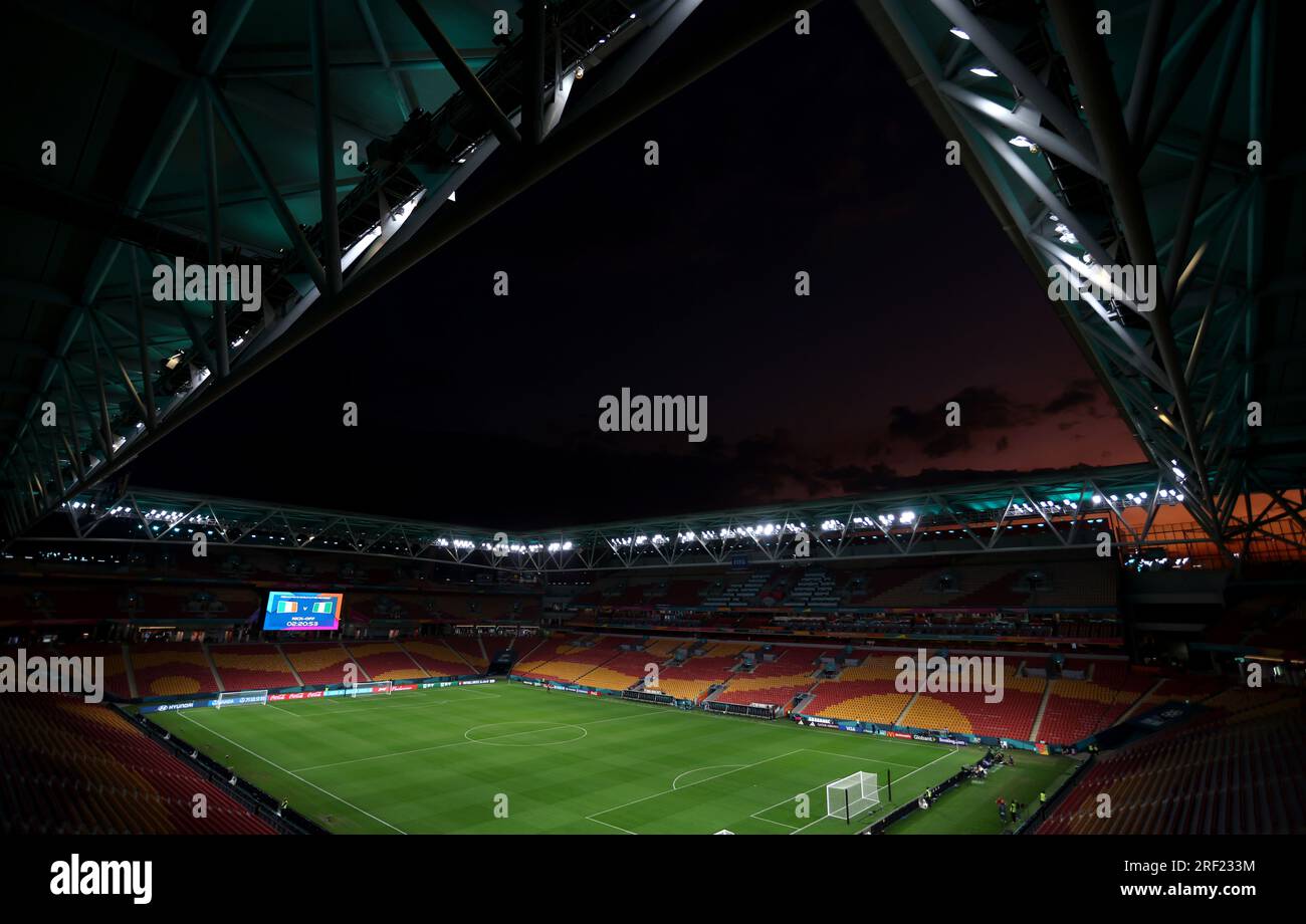 A general view of the Brisbane Stadium, Brisbane. Picture date: Monday ...