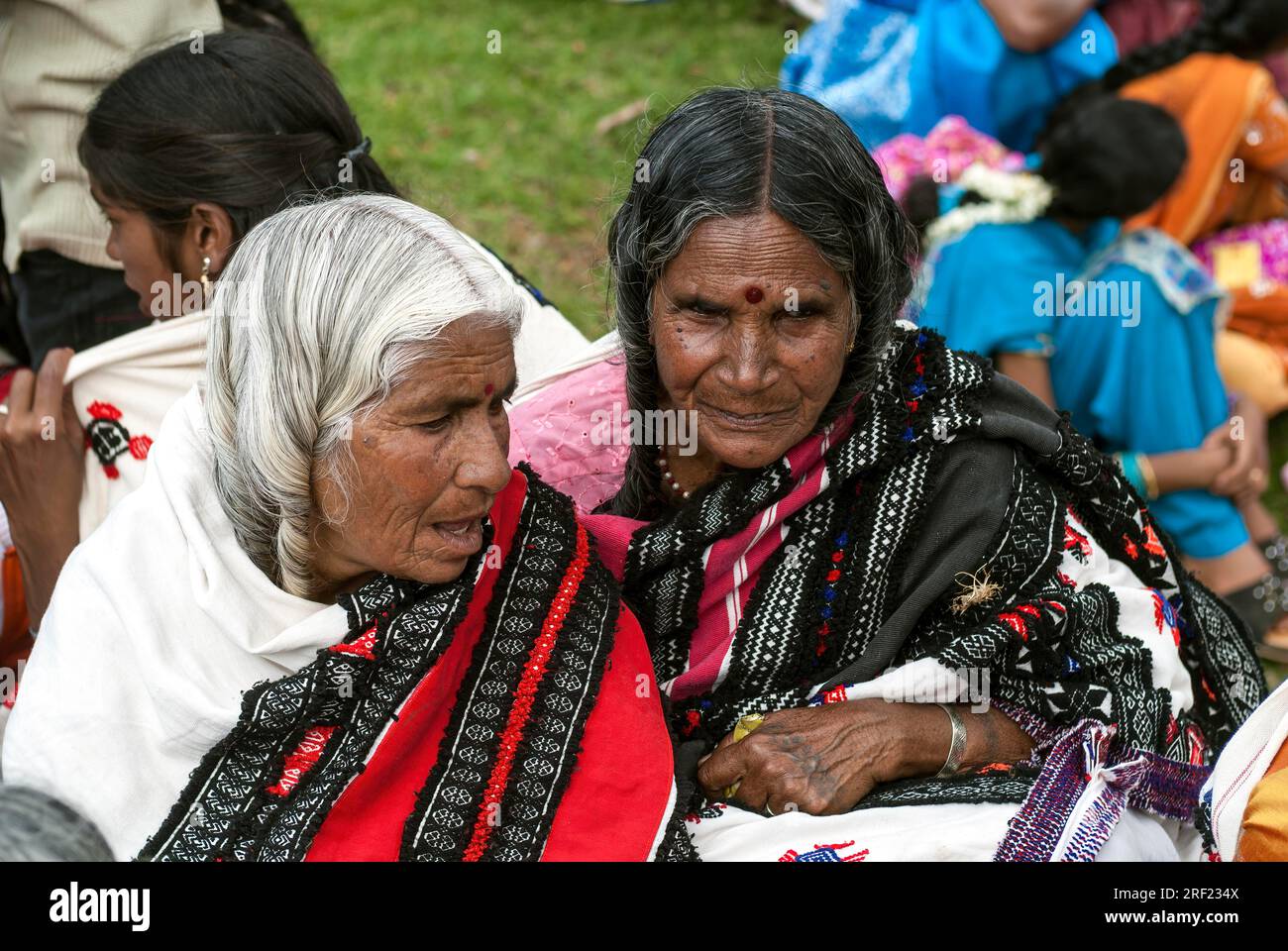 Todas elders, one of the great aboriginal tribes of India, Nilgiris ...