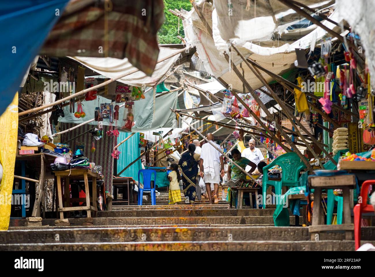 Encroachment on both side of steps, Murugan Temple in Thiruttani ...