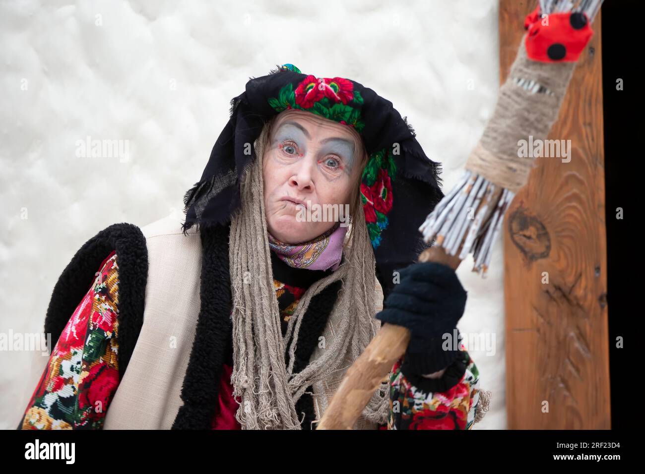 Baba Yaga. Fairy tale character evil grandmother from Russian fairy ...