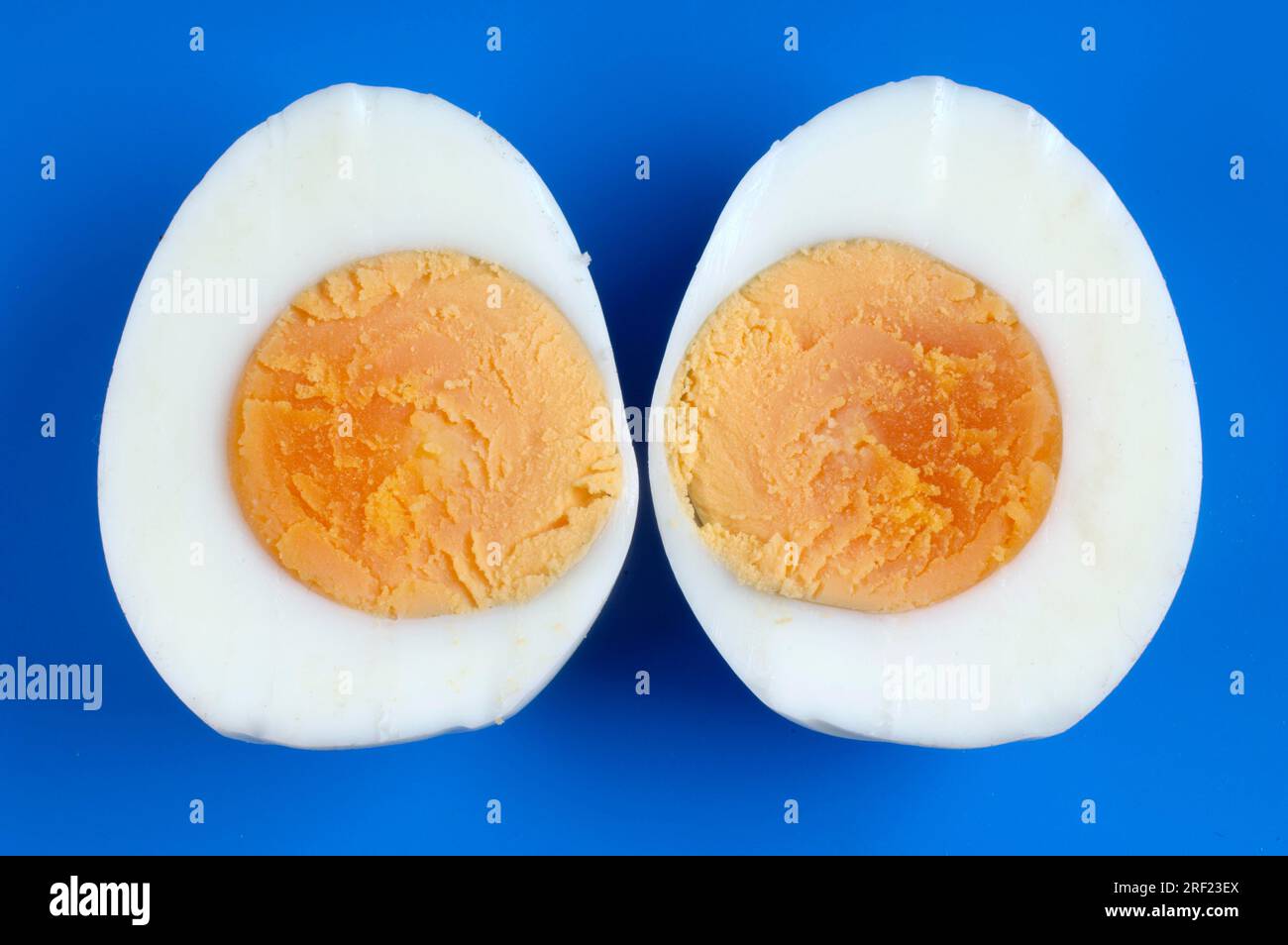 Hard boiled egg cut half hi-res stock photography and images - Alamy