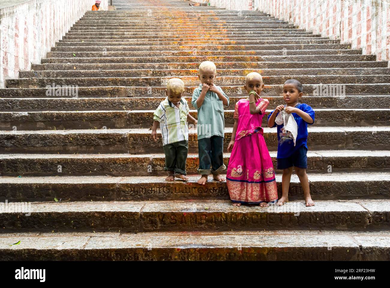Steps leading up to Murugan Temple in Thiruttani Tiruttani Tirutani ...