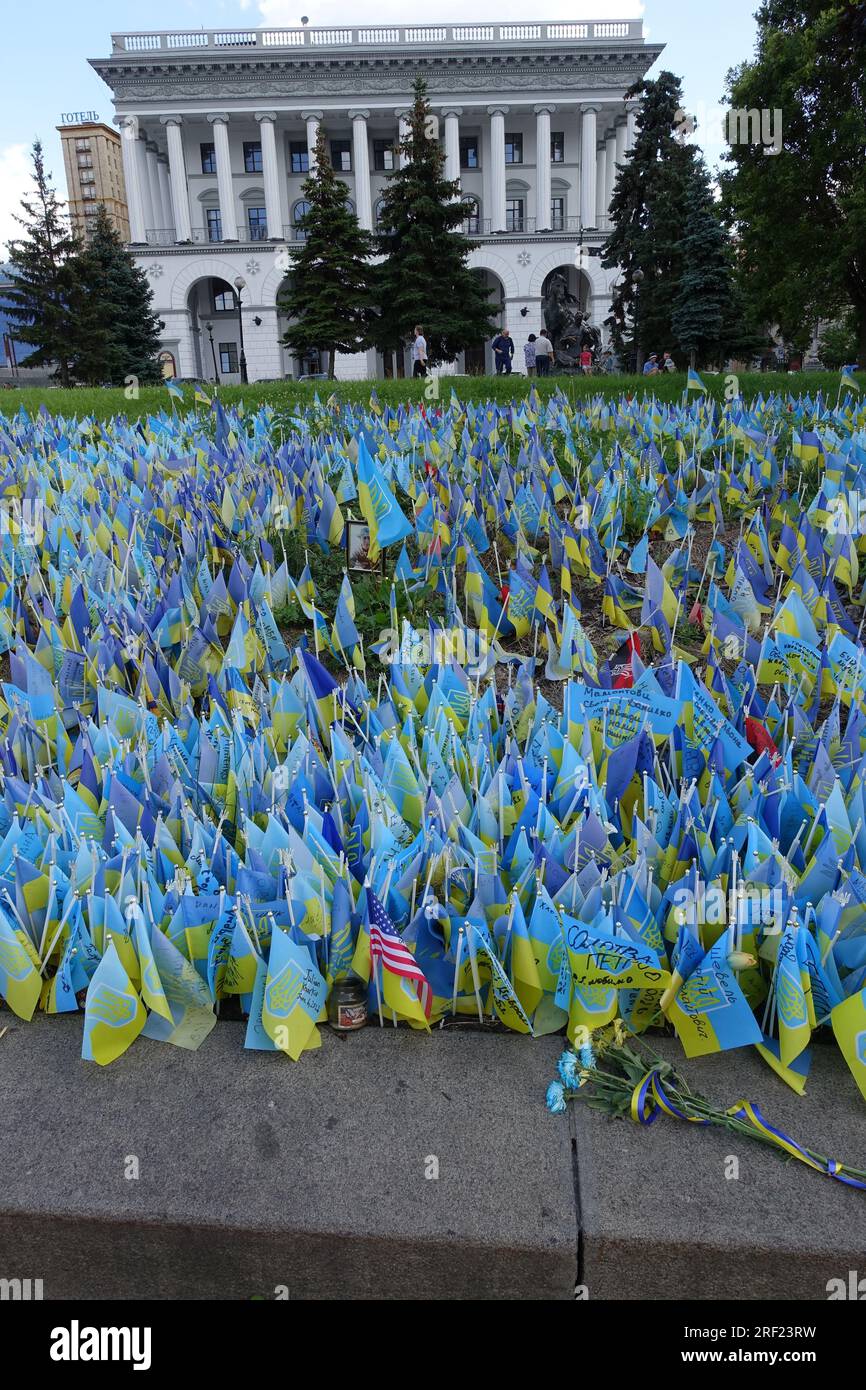 Flags of ukraine hi-res stock photography and images - Alamy